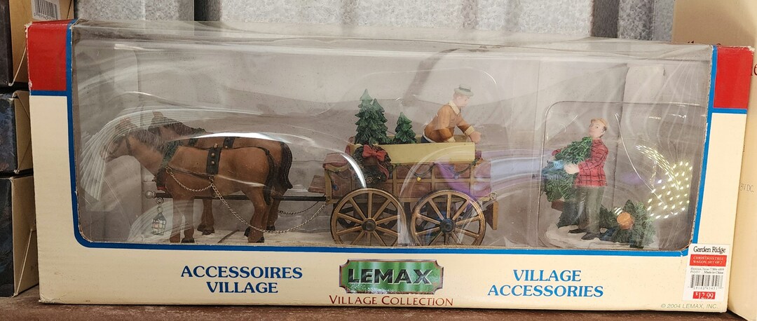Lemax Village Collection Christmas Tree Wagon Original Box - Etsy