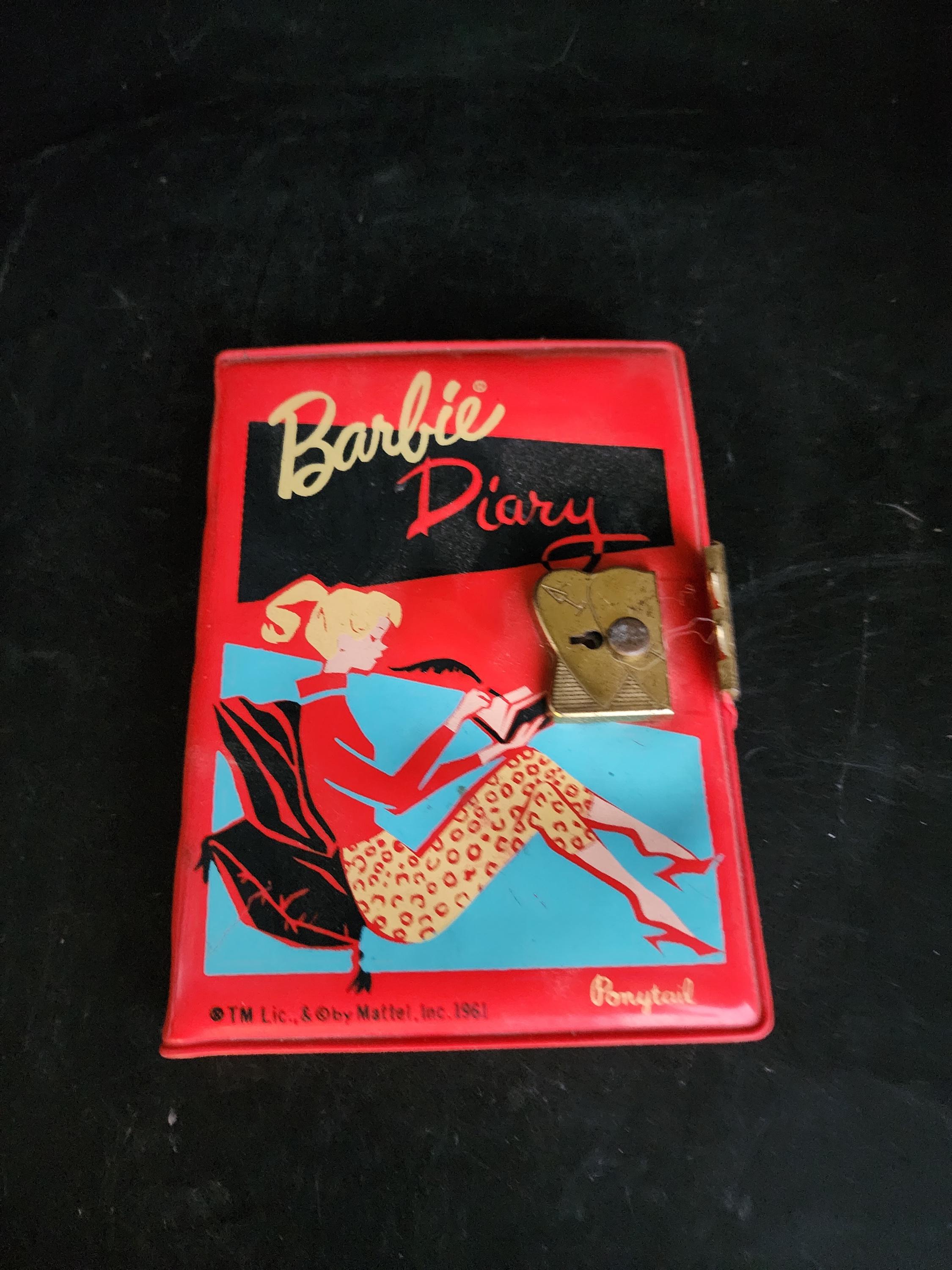 Vintage Barbie One Year Diary 1961 Red - Etsy