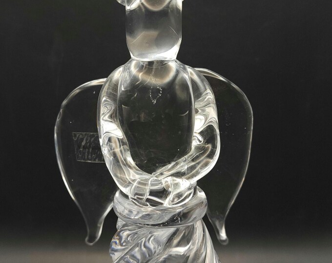 Simon Pierce Angel Crystal Art Clear Signed for Neiman Marcus Exclusive ...