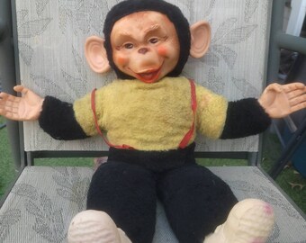 Toy Chimp Plush - Etsy
