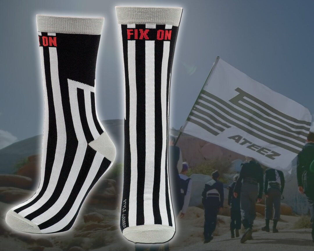 ATEEZ Kpop Socks - Atiny Christmas Gift - Fix on - 2024 Best Kpop Gift ...