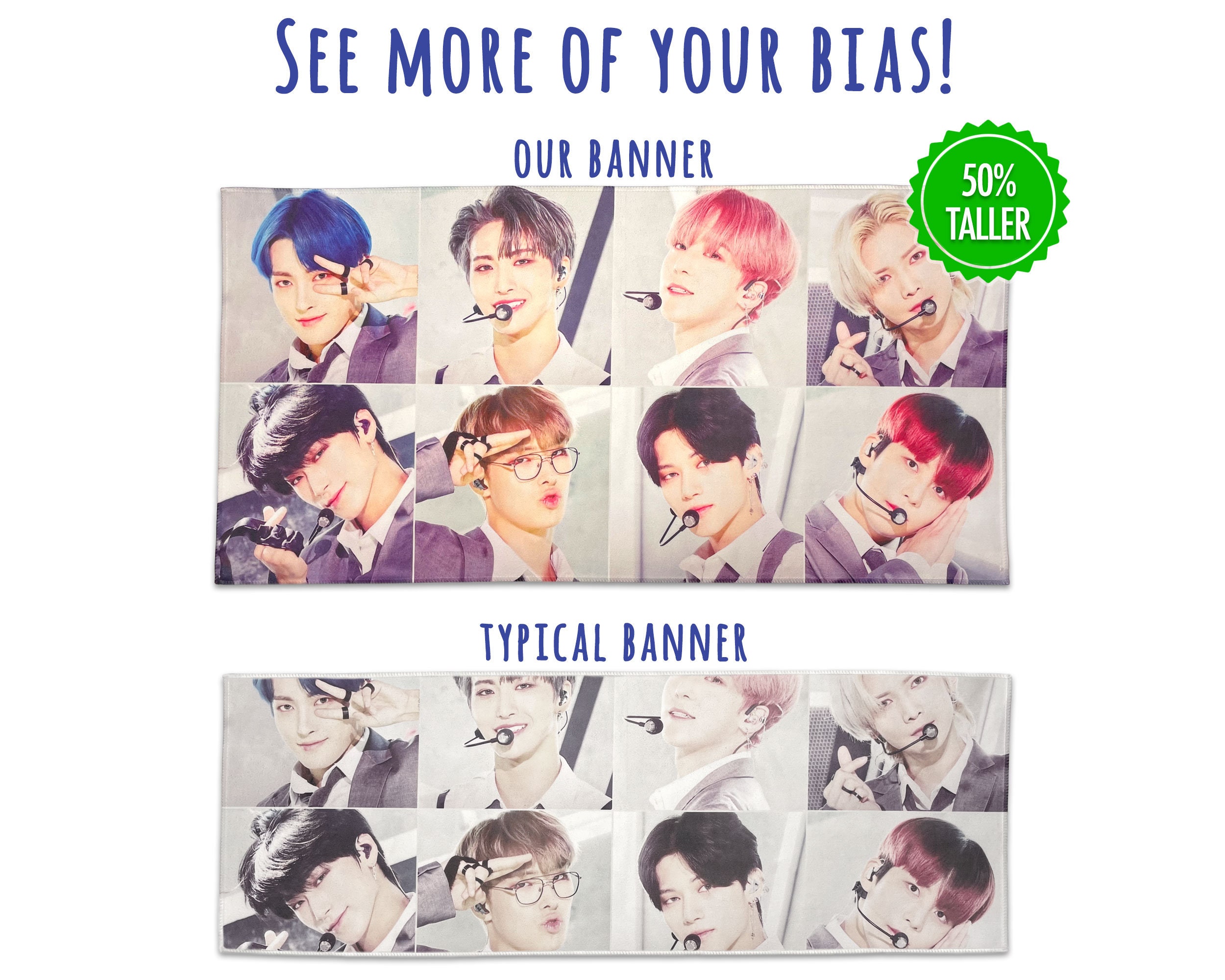 ATEEZ Banner Slogan / Fabric Poster Kpop Room Decor Free - Etsy
