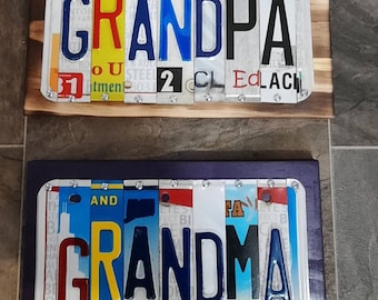 Grandpa License Plate - Etsy