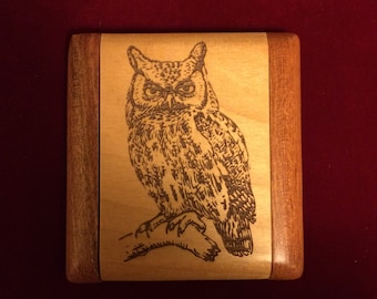 Owl Compact Mirror - Etsy