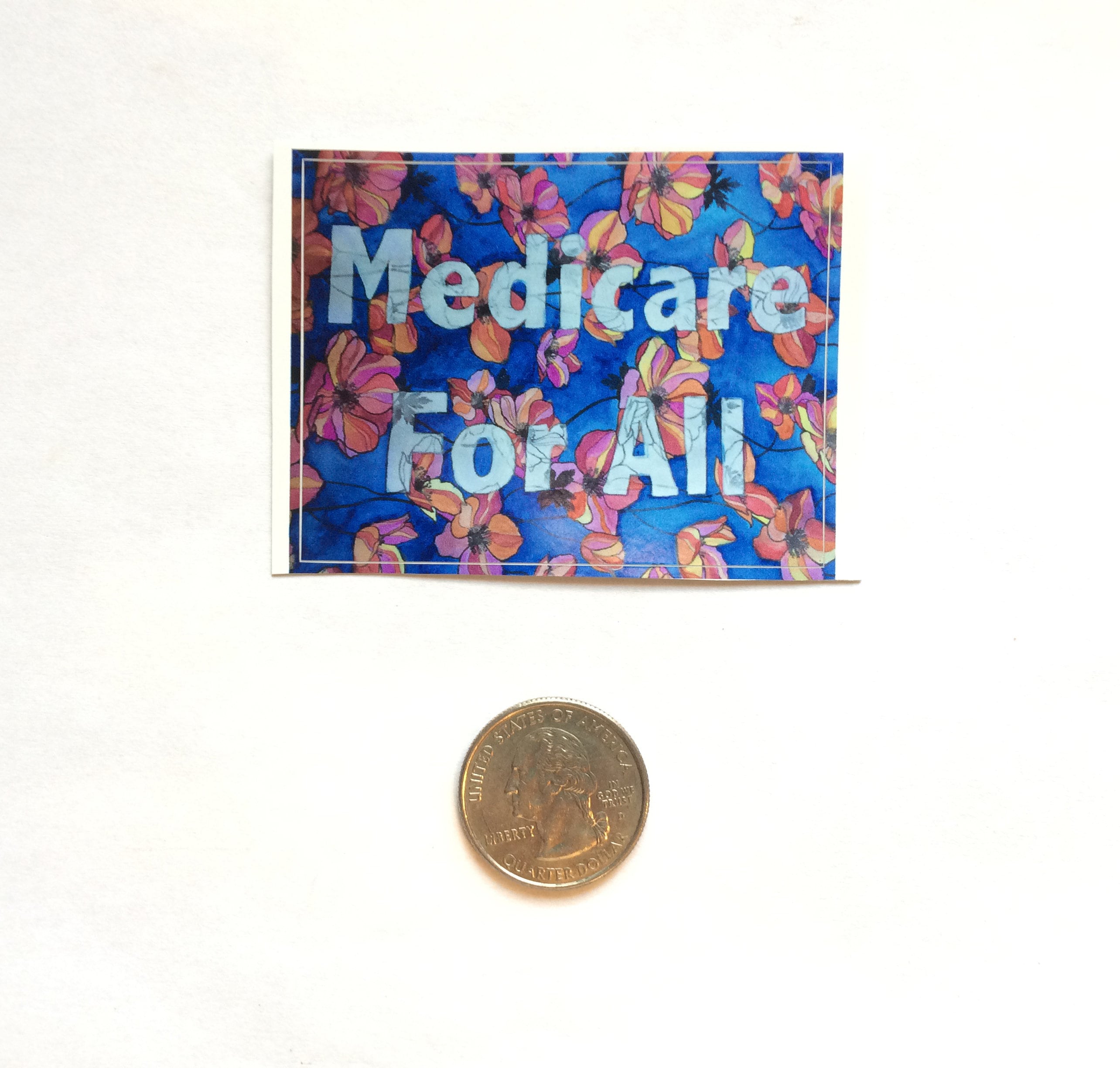 Medicare for All Sticker two Sizes Universal Healthcare - Etsy