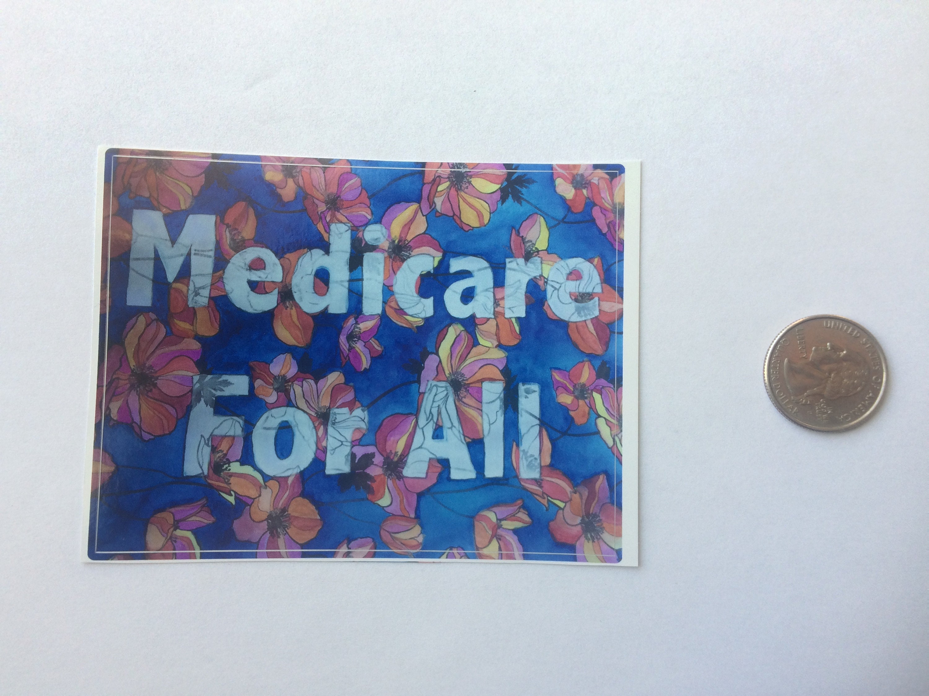 Medicare for All Sticker two Sizes Universal Healthcare - Etsy