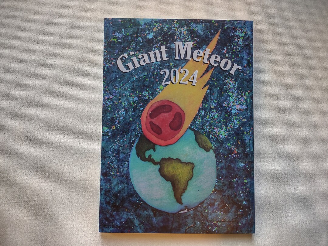 Giant Meteor 2024 Postcard Funny Get-out-the-vote Postcard Gift for ...
