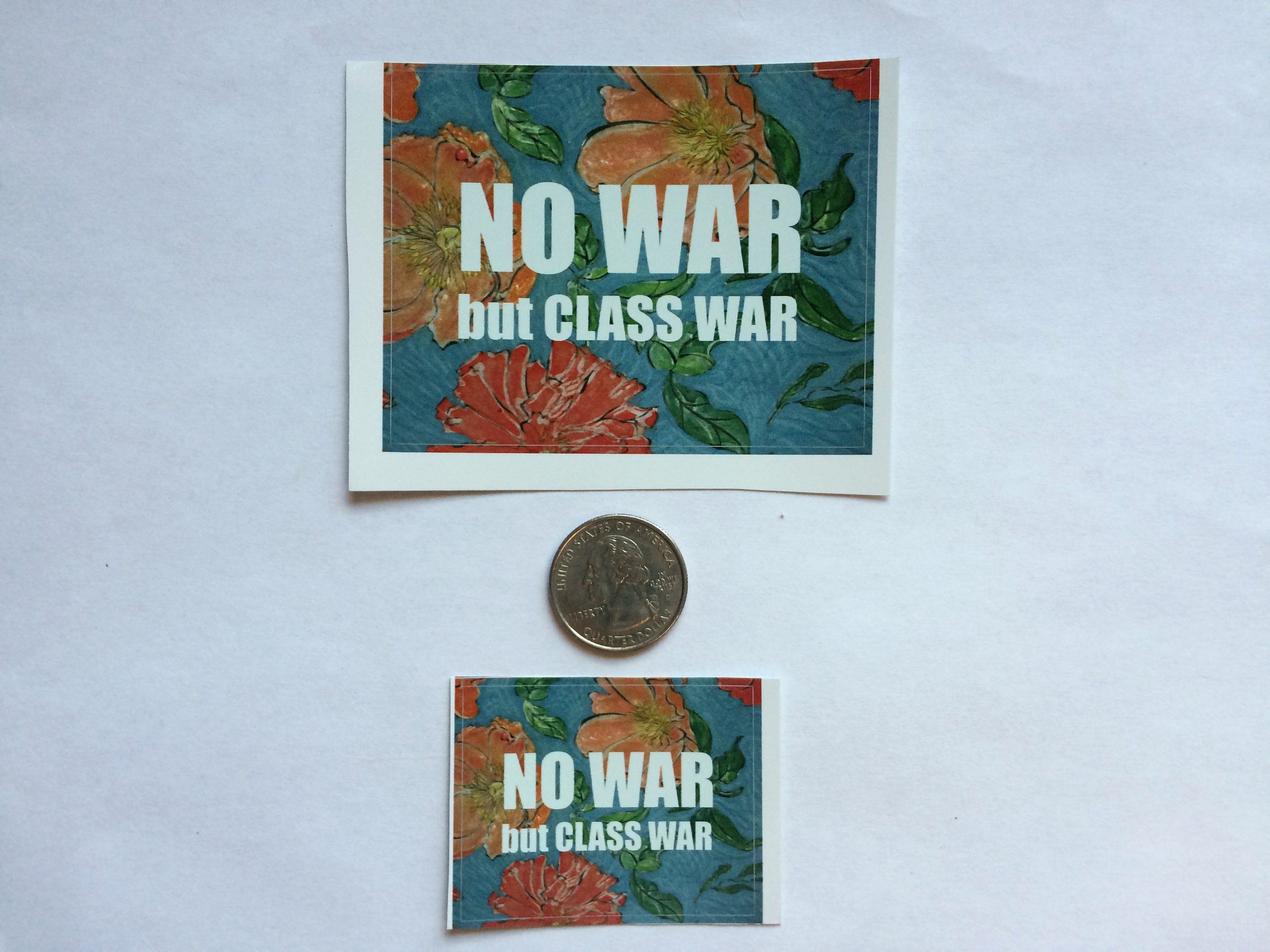No War but Class War vinyl decal / bumper sticker three - Etsy Polska
