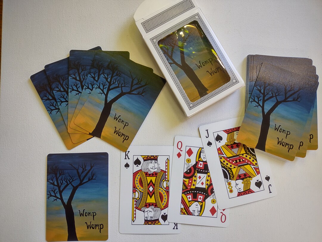 Womp Womp Classic Deck of Playing Cards With 4 Full Suites, 2 Jokers ...