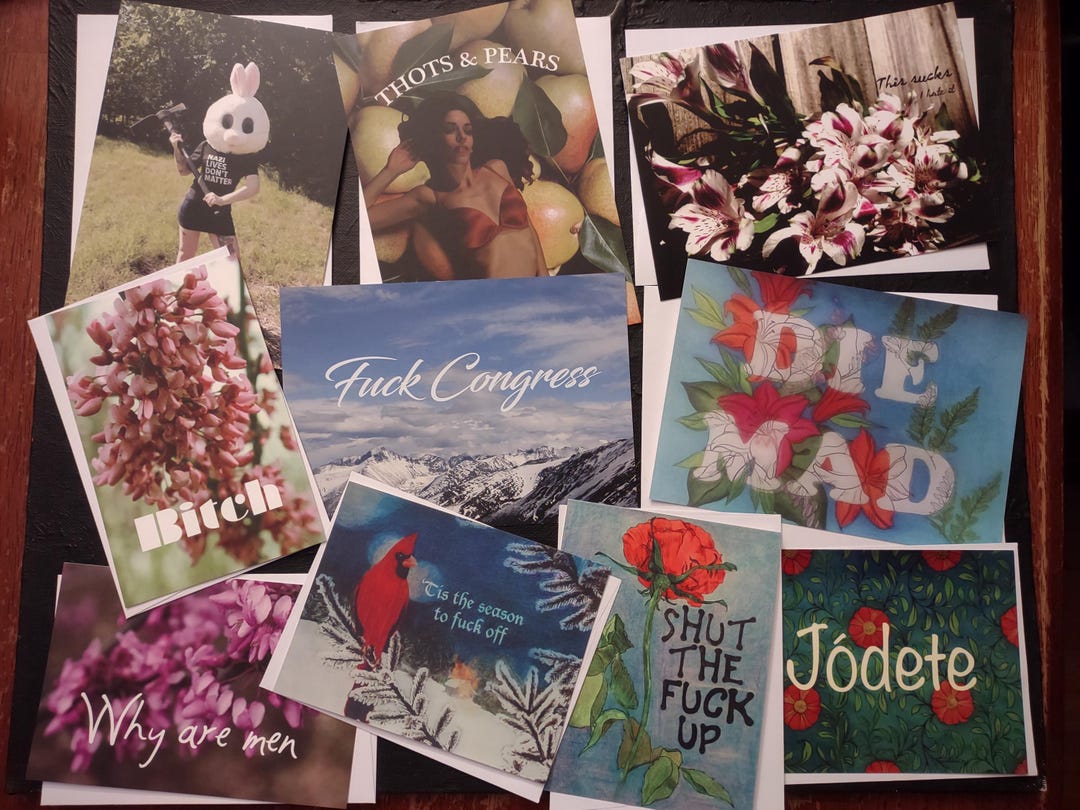 Handcrafted Hate Mail Postcard Variety Pack - Spicy Postcard Variety ...
