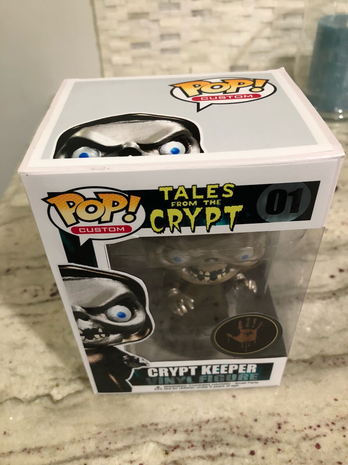 Custom Funko Pop Tales From the Crypt the Crypt Keeper Metallic or ...
