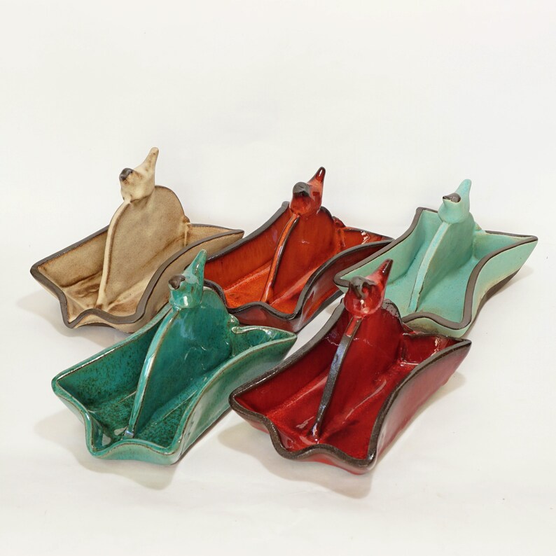 Double Sponge Holder Ceramic Sponge Dish Two Sponges Blue | Etsy