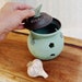 Ceramic Garlic Container Pottery Hand Made Garlic Storage - Etsy