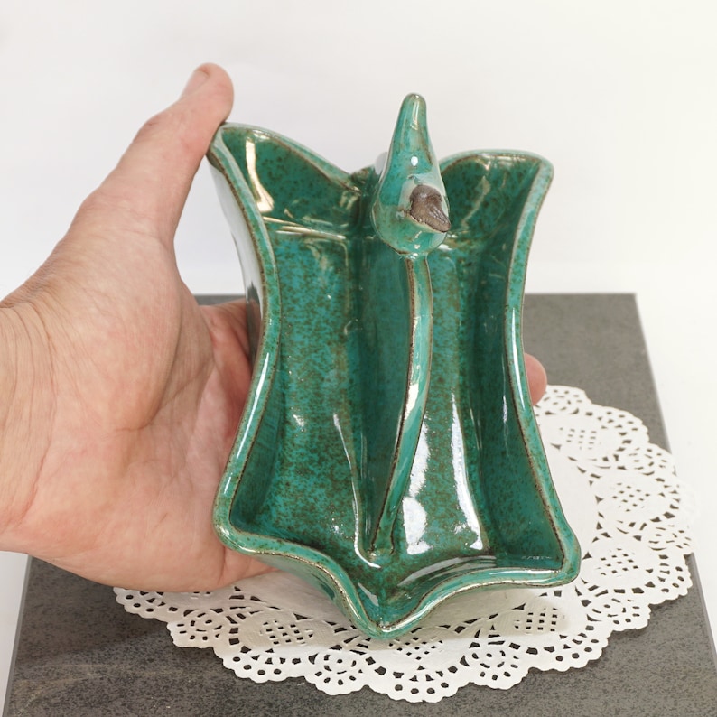 Double Sponge Holder Ceramic Sponge Dish Two Sponges Blue | Etsy