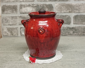 Pottery Ashes Pot - Etsy