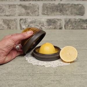 Lemon Dish, Lemon Kipper, Ceramic Lemon Holder, Pottery Lemon Storage ...