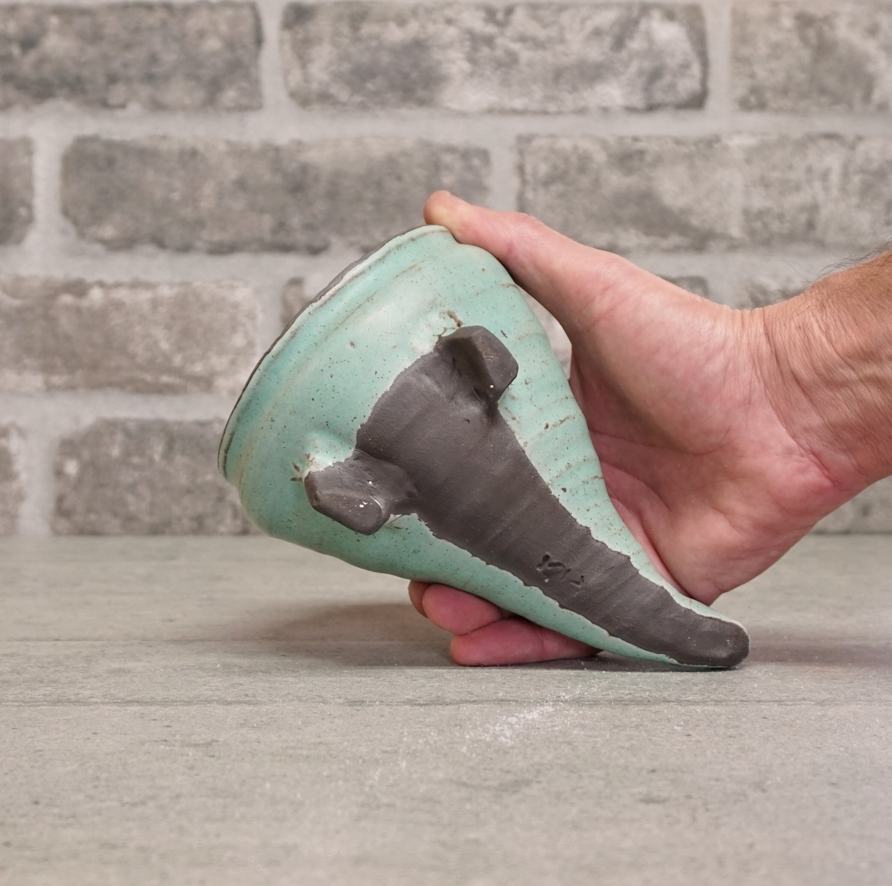 Ceramic Seashell Seashell Pottery Coarse Salt Cellar | Etsy