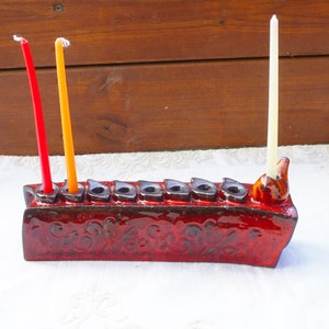 Hanukkah Menorah, Judaical, Hanukkah Gift, Israeli Art, Jewish Menorah ...