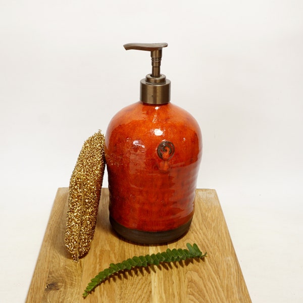 Handmade Ceramic Soap Dispenser - Etsy