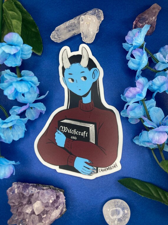Demon Girl Sticker Etsy
