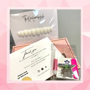 Pink Pearl Press on Nails Shell Thread Gel Nails New Nail Trend Long ...