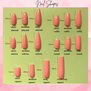 BUY 3 GET 1 FREE Painted Press on Nails Nail Bundle Long Medium Short ...