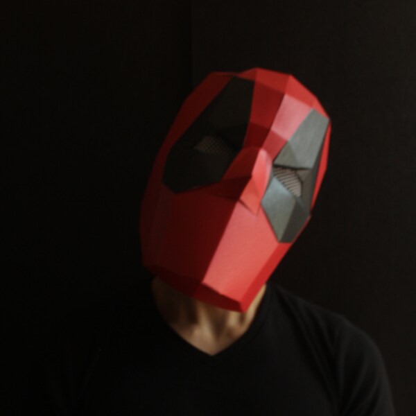Deadpool Mask - Etsy