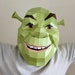 SHREK MASK Diy - Etsy