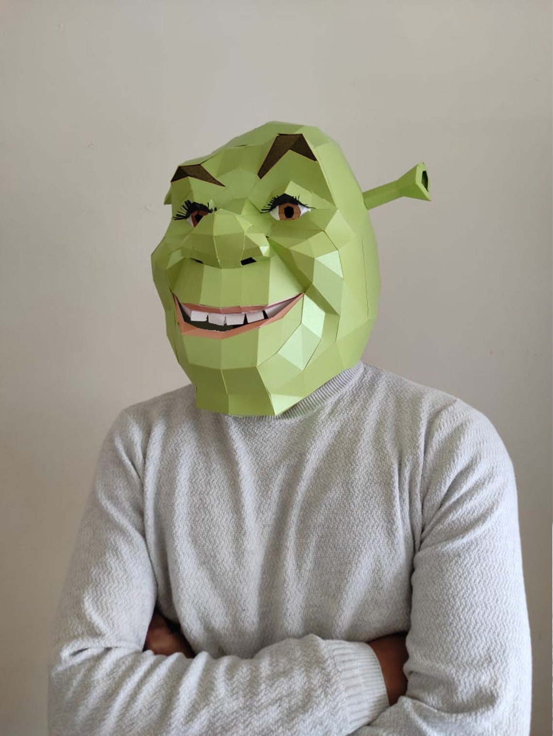 SHREK MASK Diy - Etsy