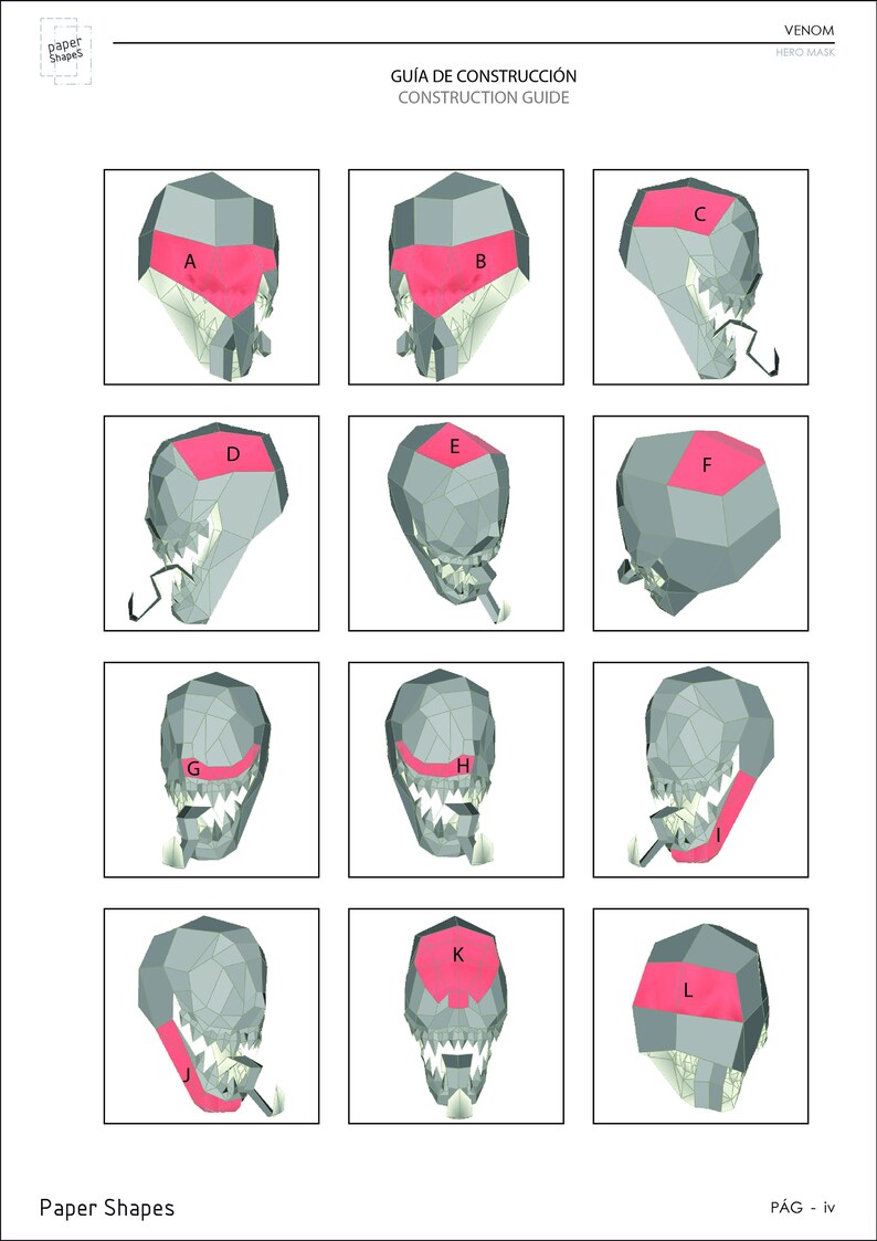 DIY VENOM MASK Etsy