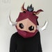 PUMBA LION KING Mask - Etsy