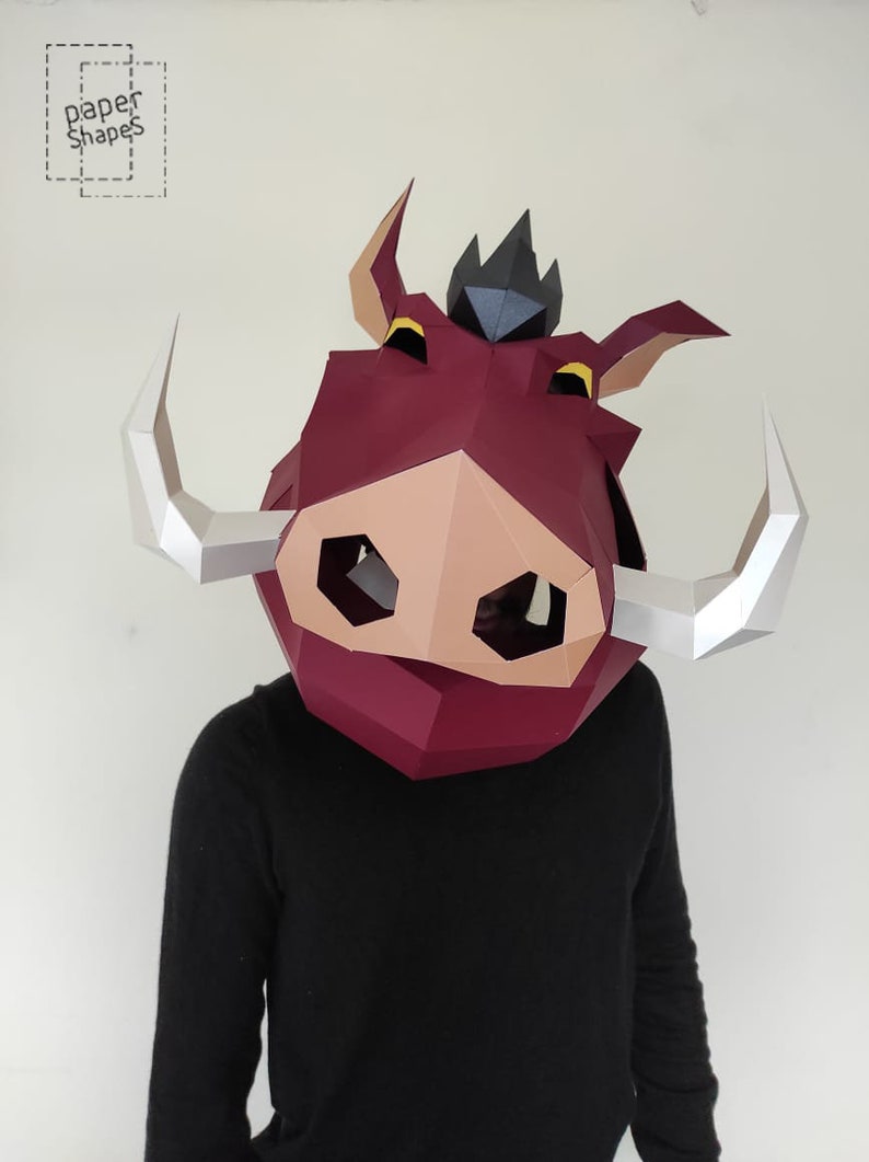 PUMBA LION KING Mask - Etsy