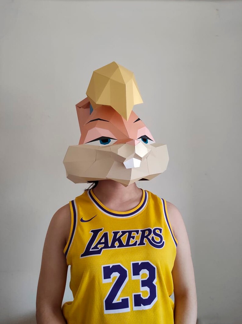 LOLA BUNNY DIY Space Jam Mask Looney Tunes - Etsy
