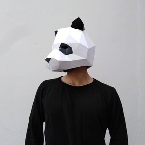 PANDA MASK DIY - Etsy