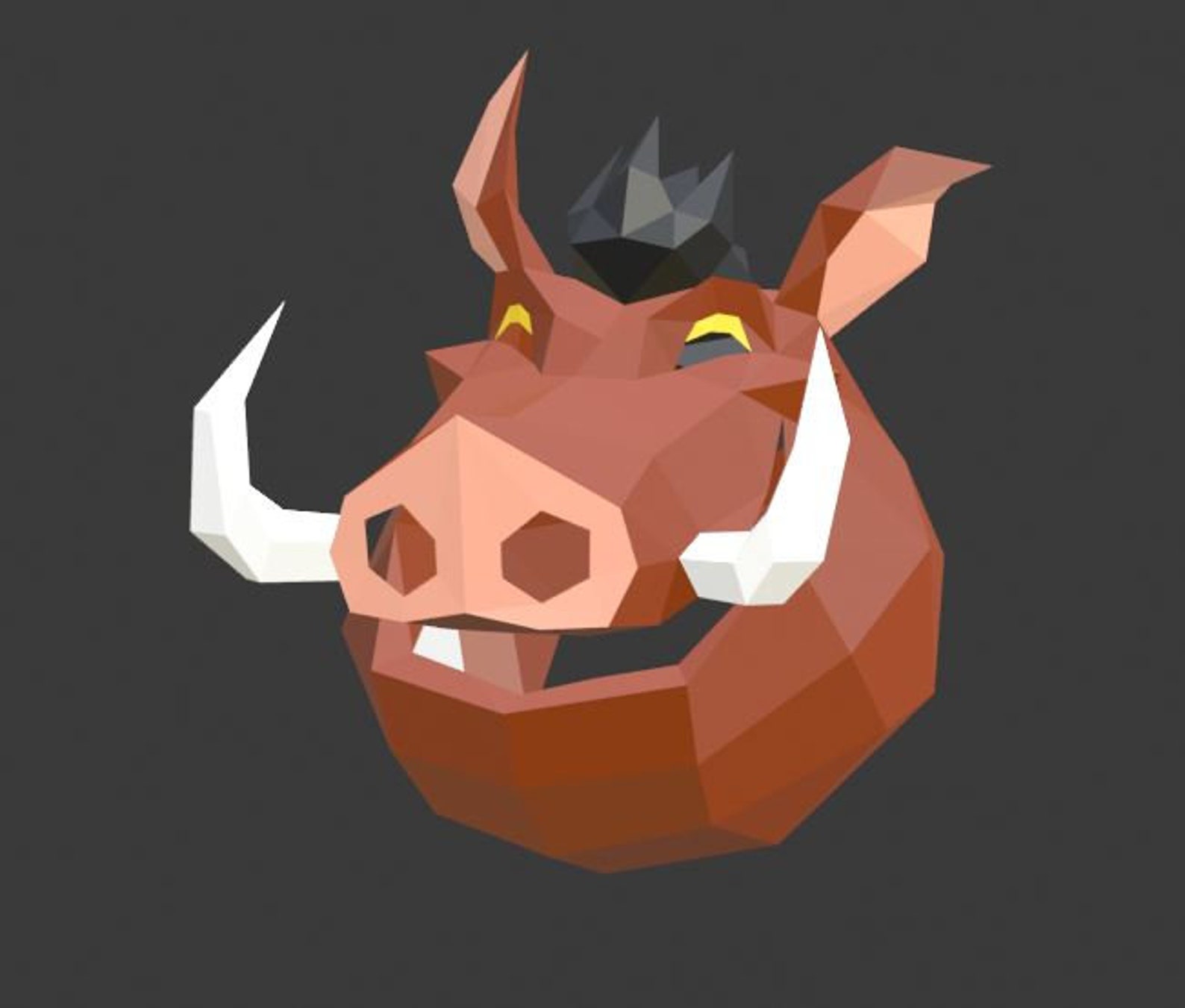 PUMBA LION KING Mask - Etsy