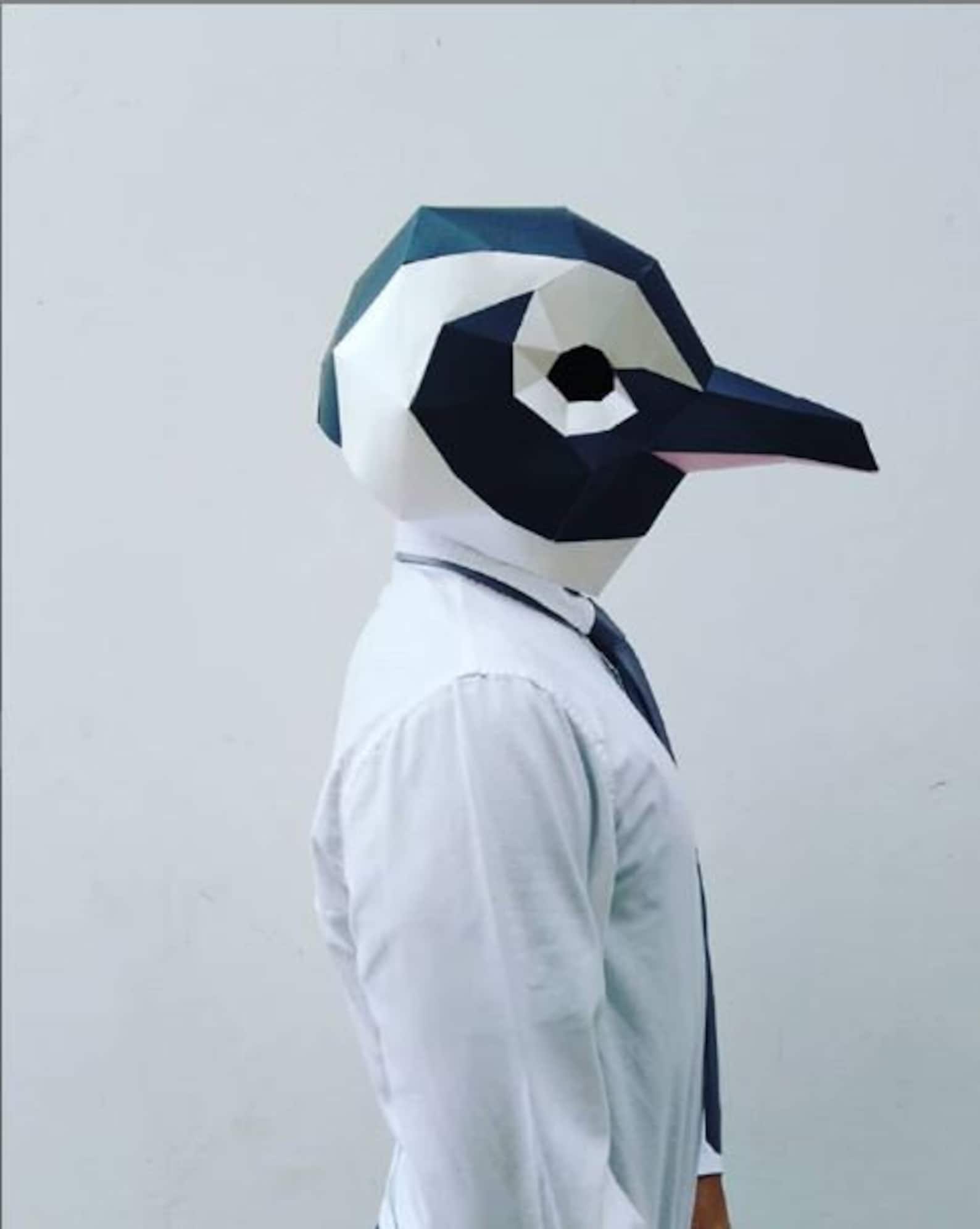 PENGUIN MASK DIY | Etsy