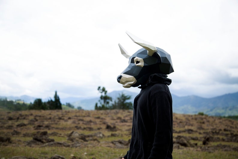 DIY BULL MASK Chinese New Year | Etsy