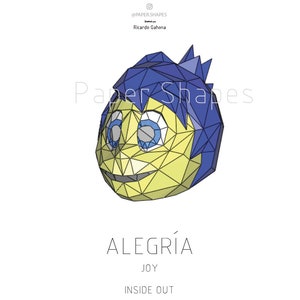 JOY INSIDE OUT Mask - Etsy