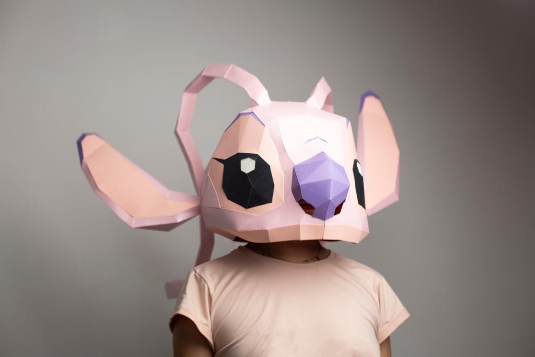 ANGEL STITCH MASK Diy/costume - Etsy