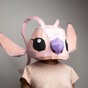 ANGEL STITCH MASK Diy/costume - Etsy