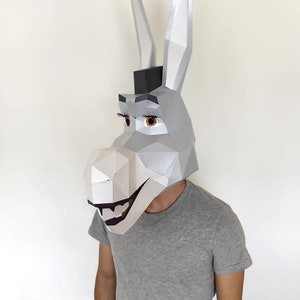 DONKEY SHREK MASK Diy - Etsy