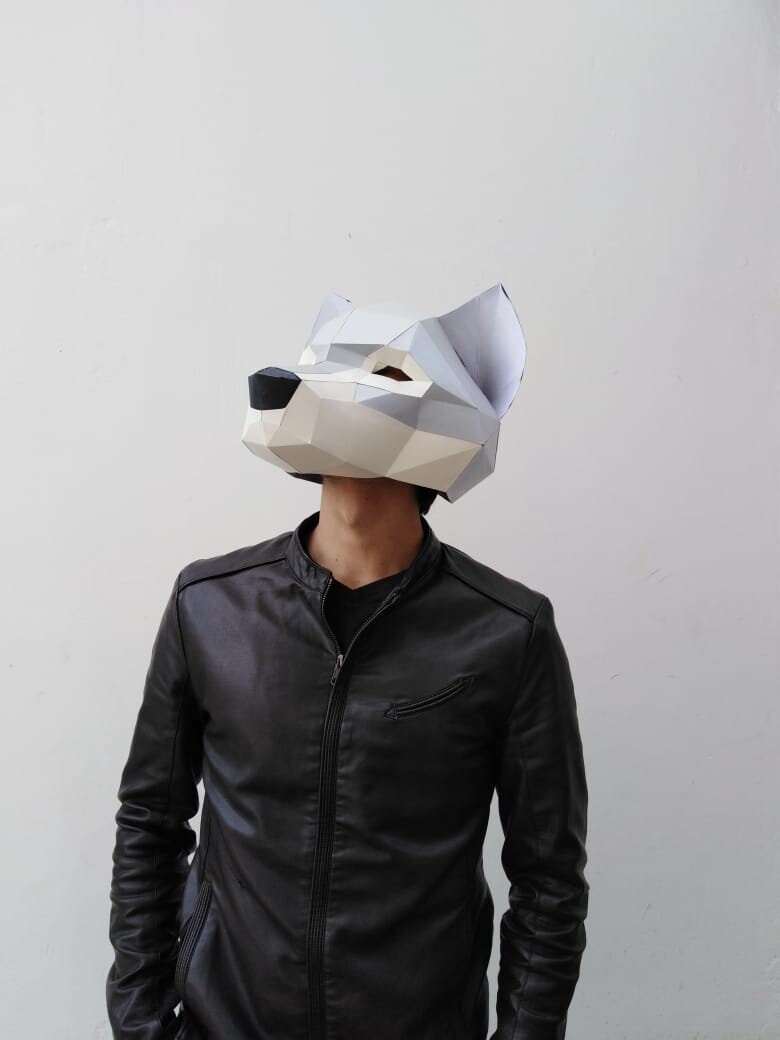 WOLF MASK | Etsy