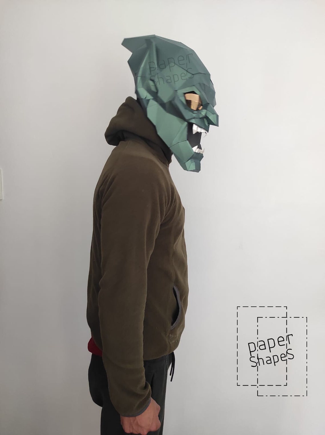 GREEN GOBLIN MASK - Etsy