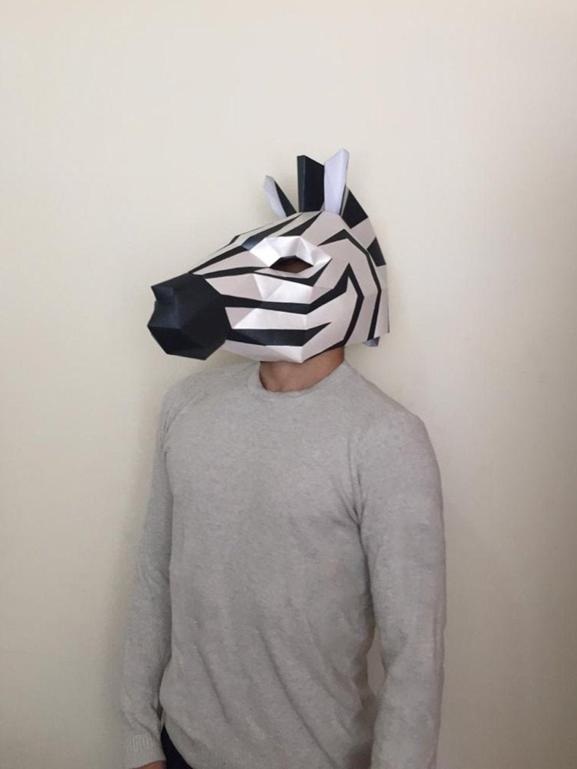 DIY ZEBRA MASK | Etsy