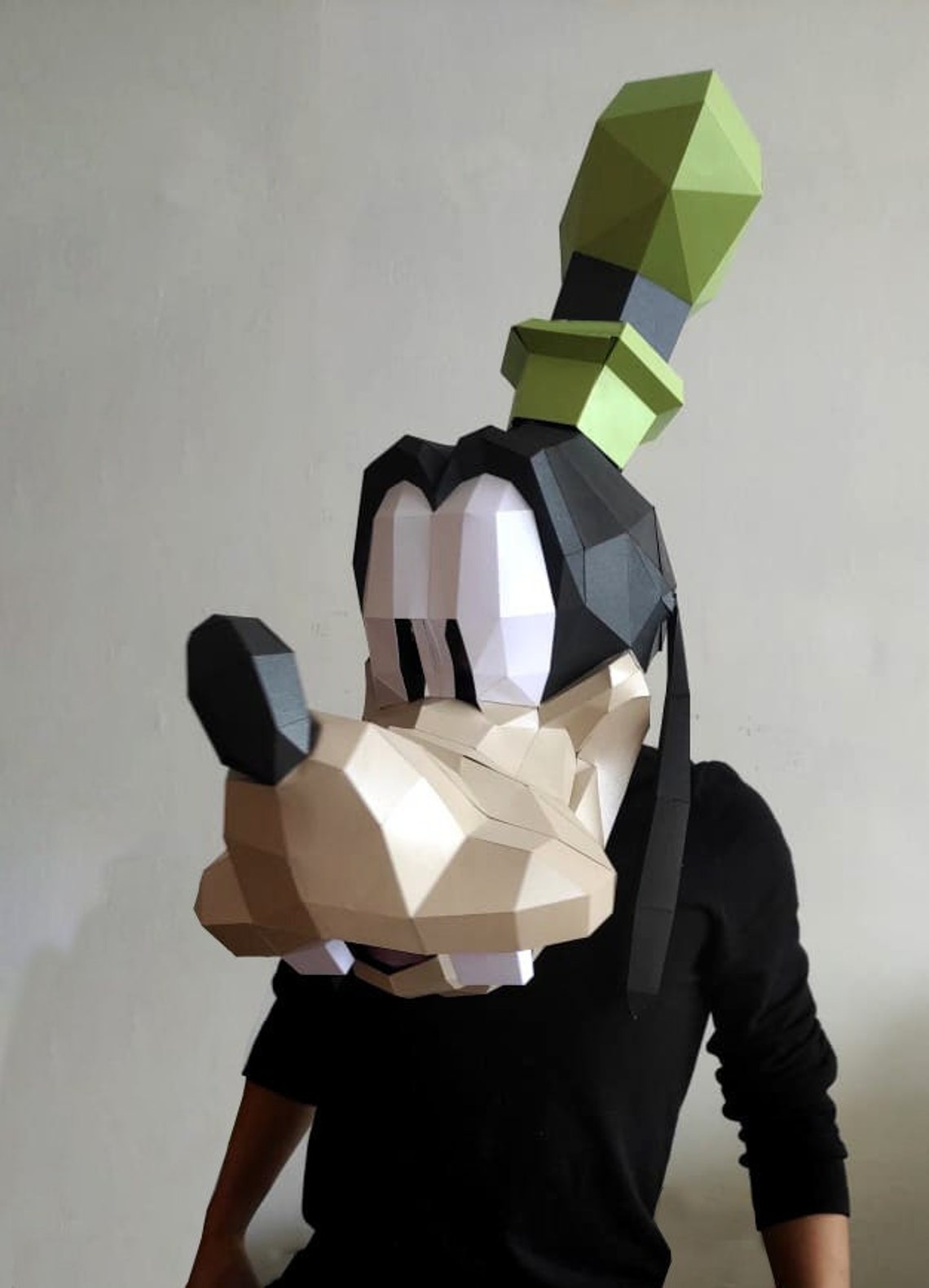 GOOFY MASK diy papercraft - Etsy España