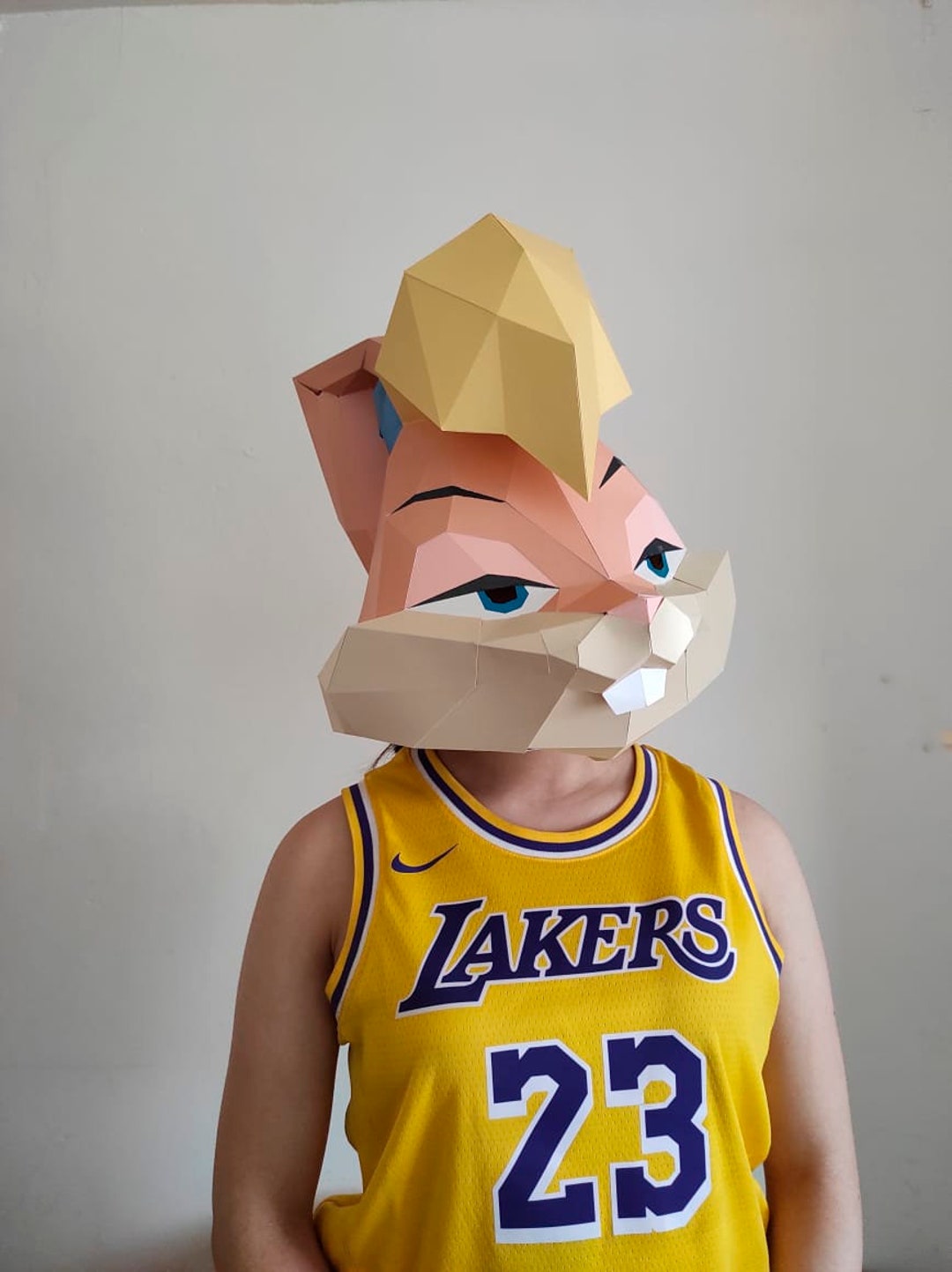 LOLA BUNNY DIY Space Jam Mask Looney Tunes - Etsy