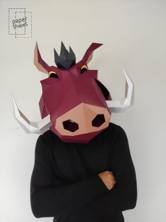 PUMBA LION KING Mask - Etsy