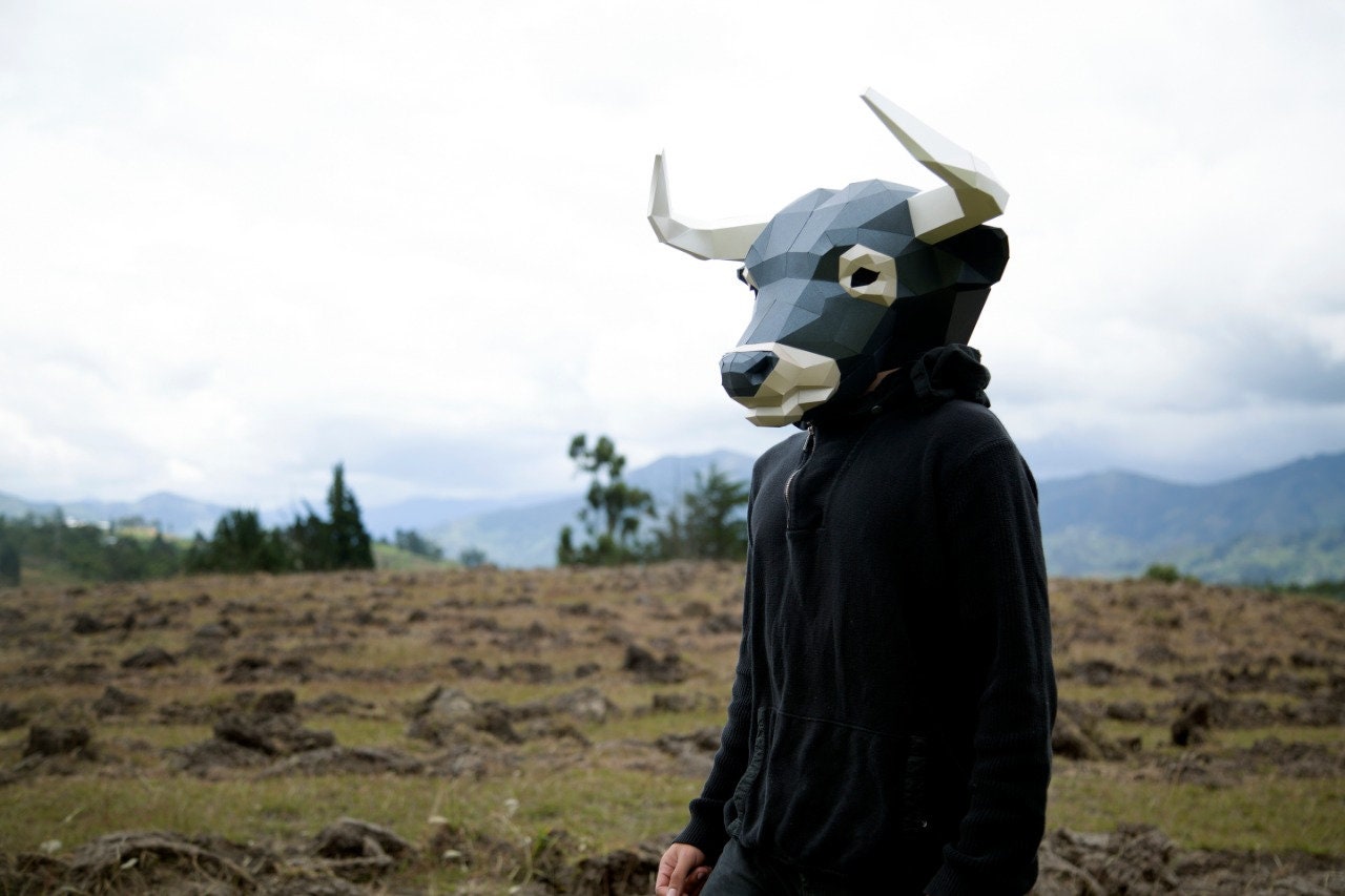 DIY BULL MASK Chinese New Year - Etsy