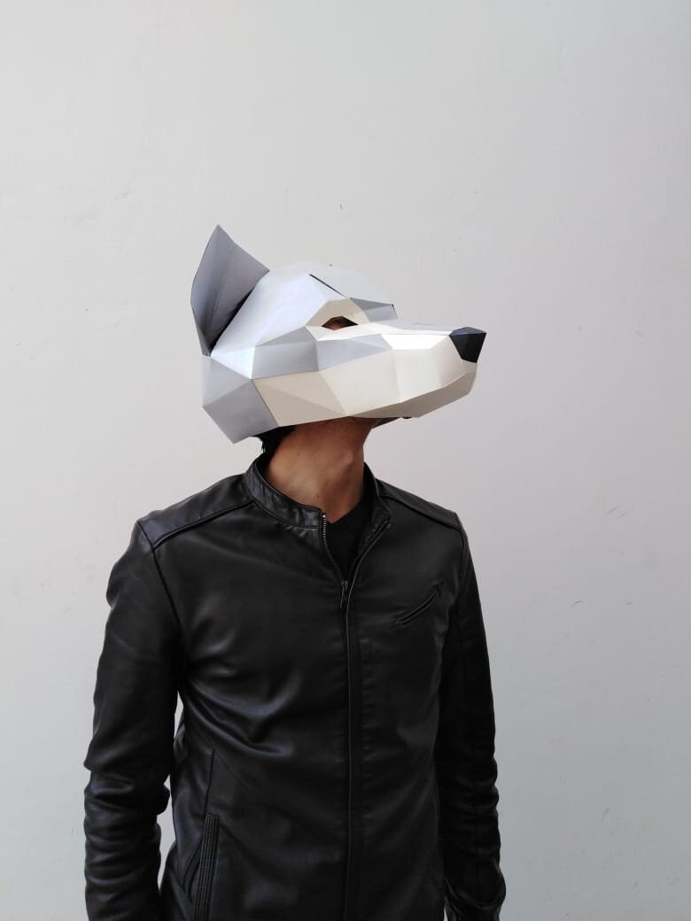 WOLF MASK | Etsy
