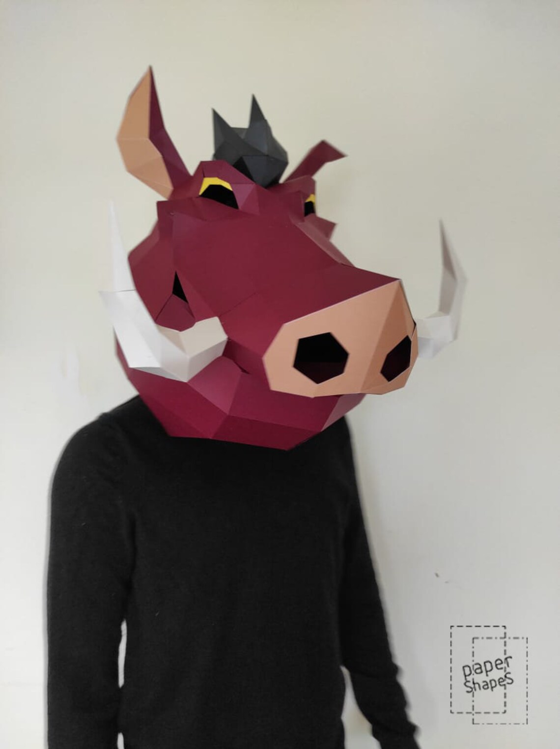 PUMBA LION KING Mask - Etsy
